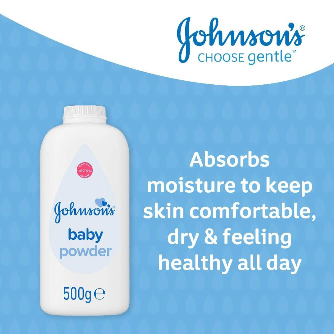 Johnson's Baby Powder with Purified Talc 500 g | D-NMart Johnson's Baby Powder with Purified Talc 500 g | D-NMart